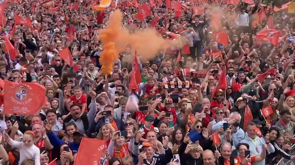 Luton Town FC Celebrates Promotion to Premier League with Victory and ...