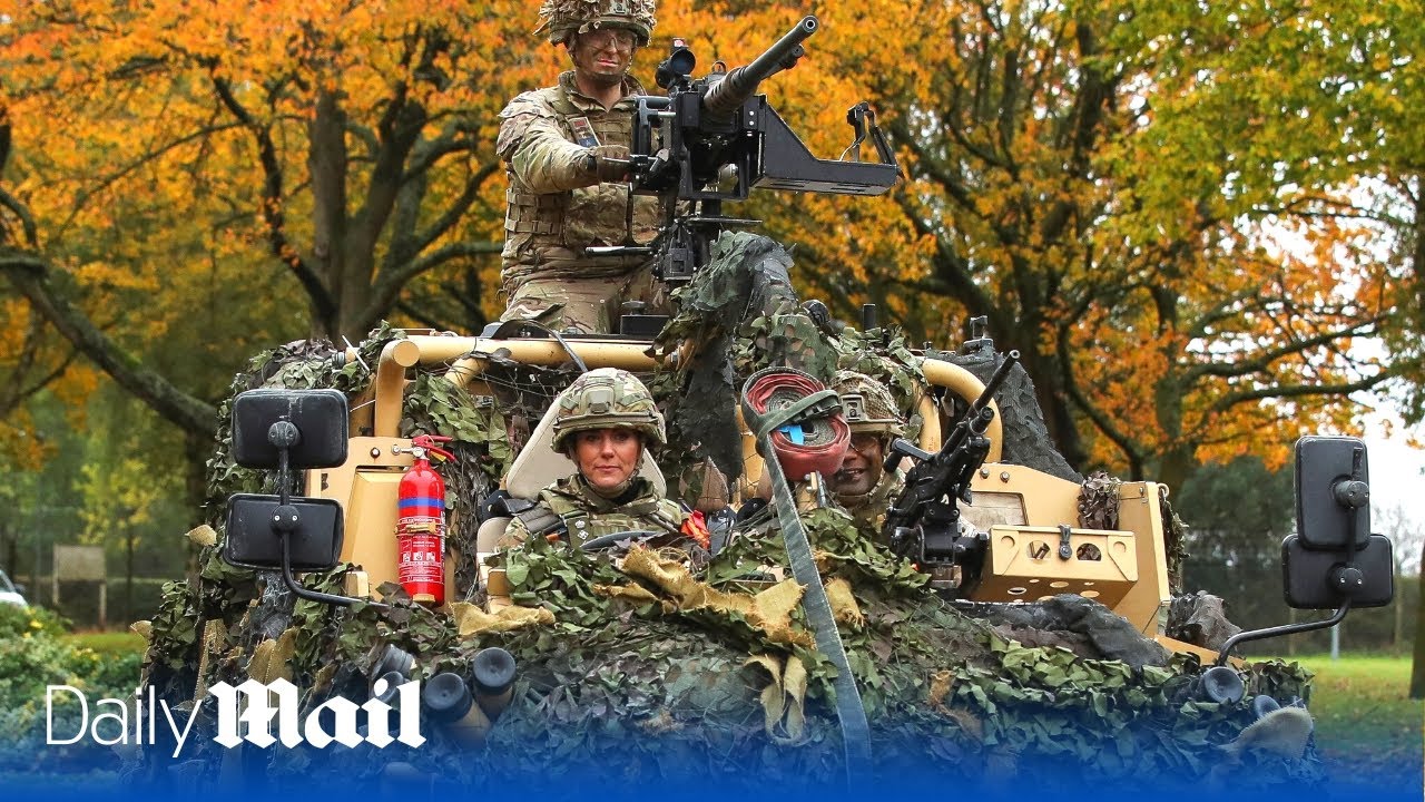 Kate drives armoured vehicle in role as Colonel-in-Chief - London Daily