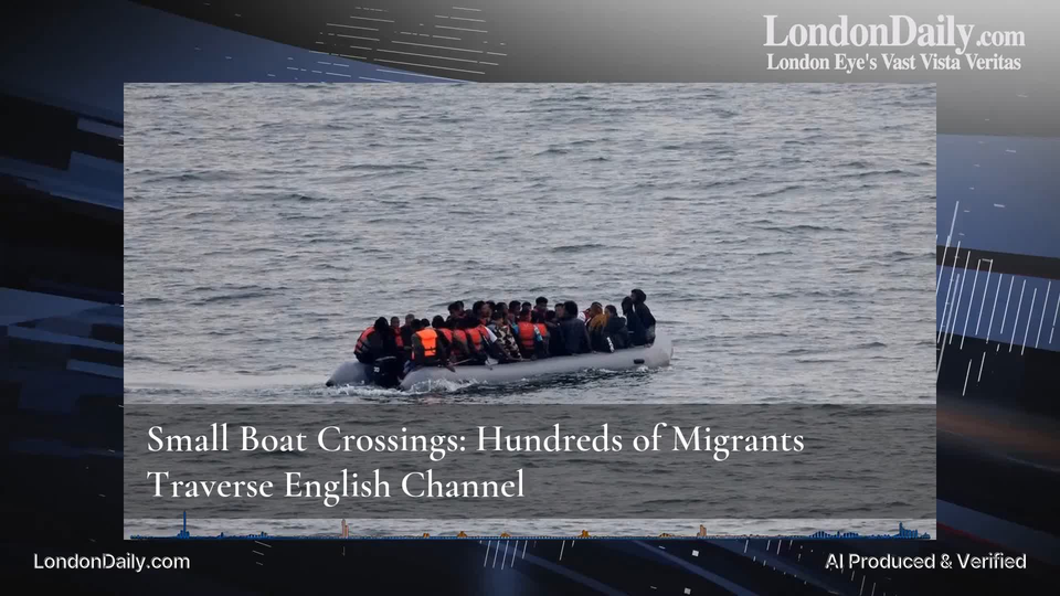 Small Boat Crossings: Hundreds of Migrants Traverse English Channel ...