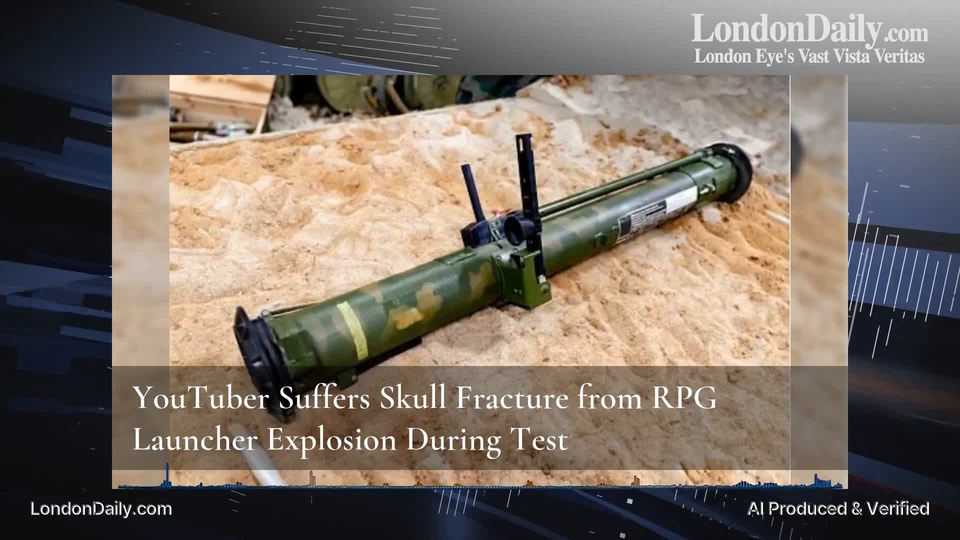YouTuber Suffers Skull Fracture from RPG Launcher Explosion During Test ...
