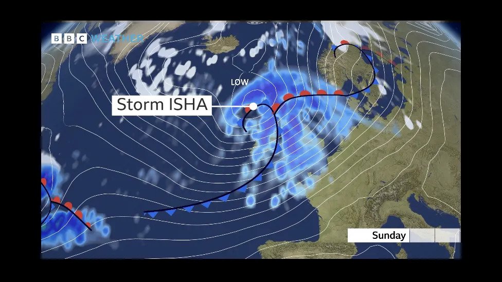 Dramatic Weather Change Expected with Arrival of Storm Isha - London Daily